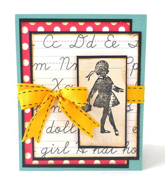 Back to School Card - Creative Inspirations Paint