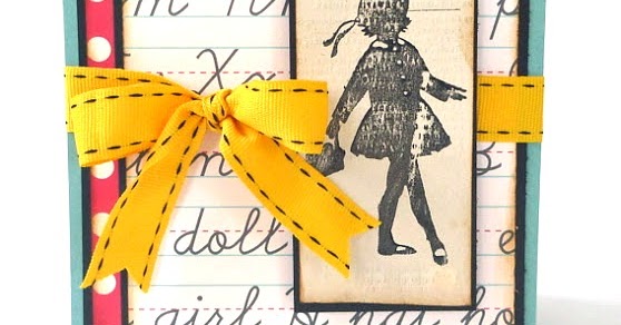 Back to School Card - Creative Inspirations Paint