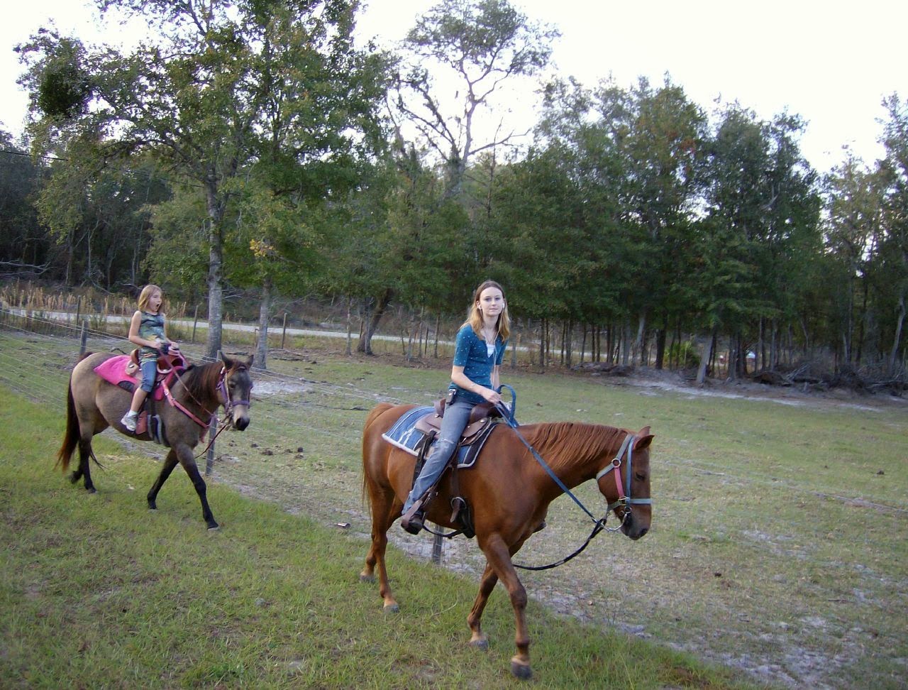 RubRide: girl horse ride