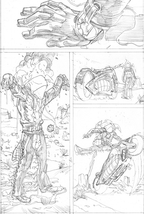 Chibi Ghost Rider Colouring Pages Sketch Coloring Page