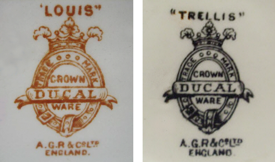 Crown Ducal & Charlotte Rhead Pottery: Crown Ducal backstamps. Part 1 ...