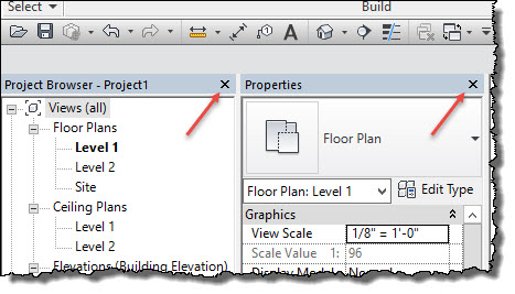 Revit OpEd: Oh Project Browser and Properties Palette Where Art Thou ...