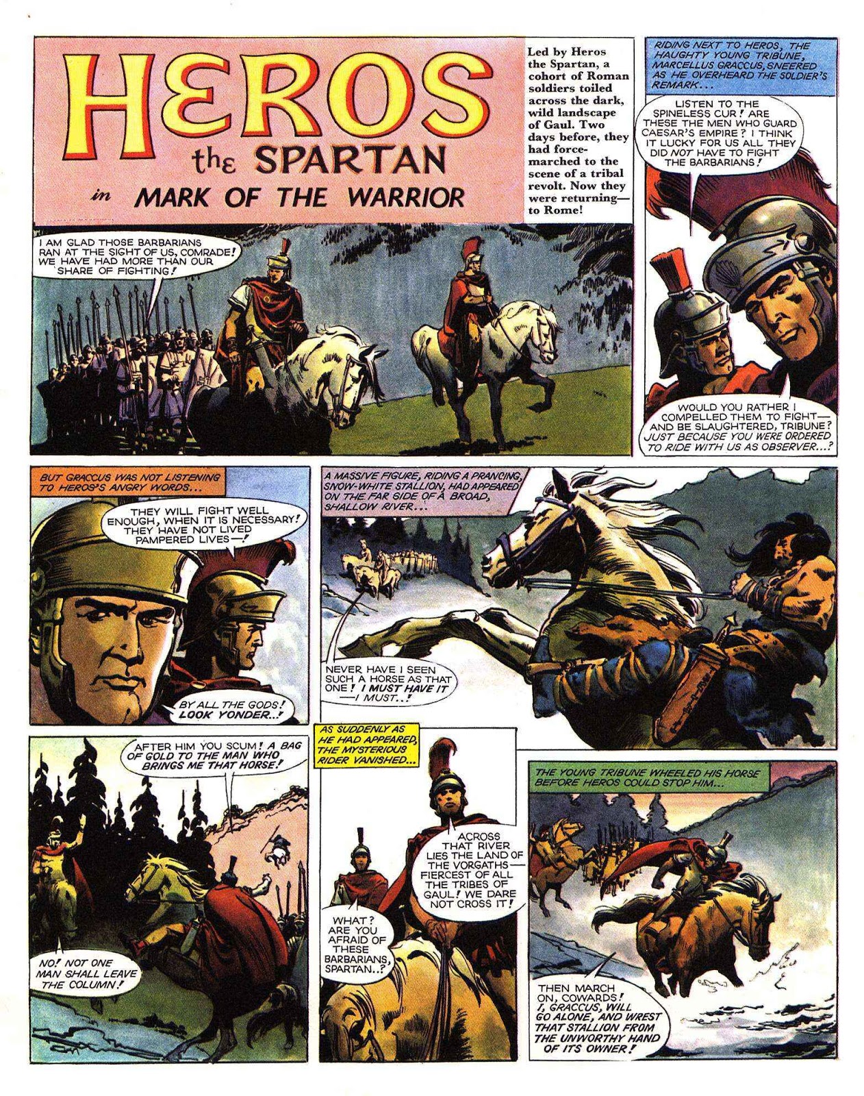 Old-fashioned Comics: Heros the Spartan - UK Comics Archive Compilations