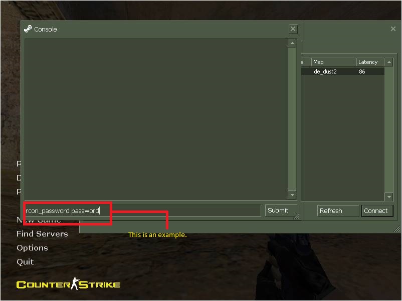 Create your own Cs1.6 server: How to become a Rcon!!