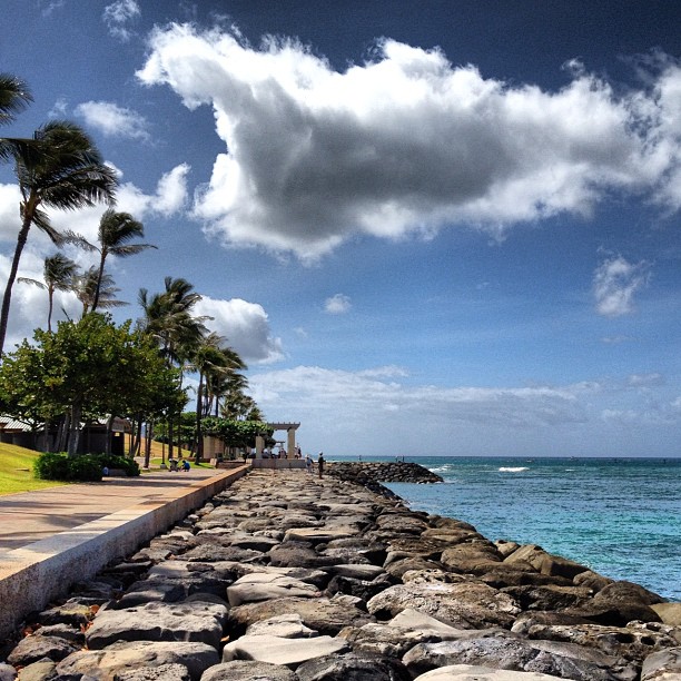 Just trying Toast Hawai'i : Makapu'u Beach and Boogie Boarding @Point Panic
