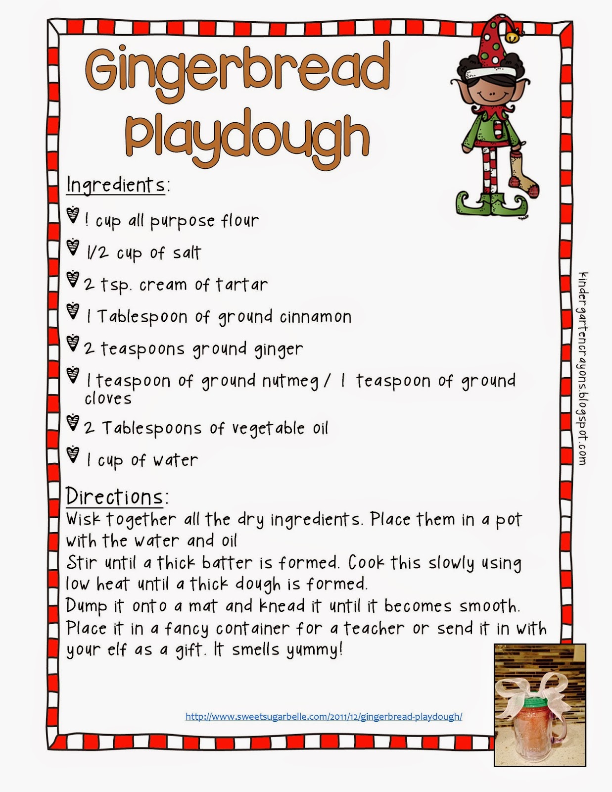 Kindergarten Crayons: Gingerbread Fun On the Run...