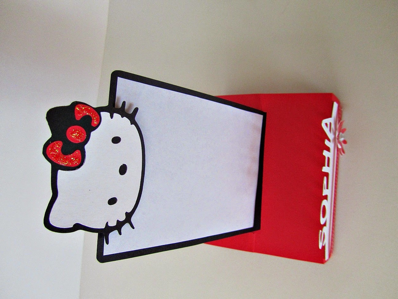 Jingvitations: Hello Kitty Foldable Pop Up card Invitations