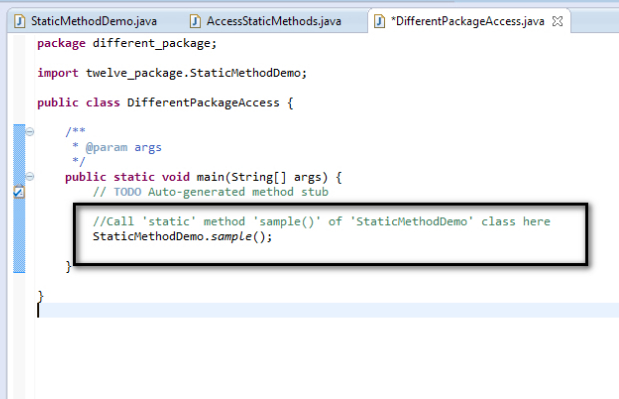 Selenium-By-Arun (Powered by TutorialsNinja.com): 86. 'static' methods