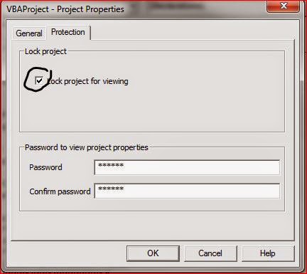 How to protect Macros code