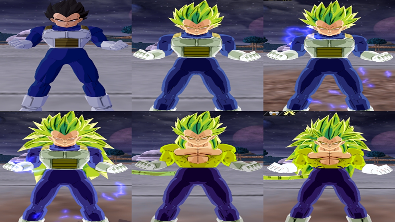 mods dbz BR: VEGETA LEGENDARY SSJ PACK