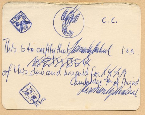 Encyklopedist: Kräftfångst i Cambridge 1959