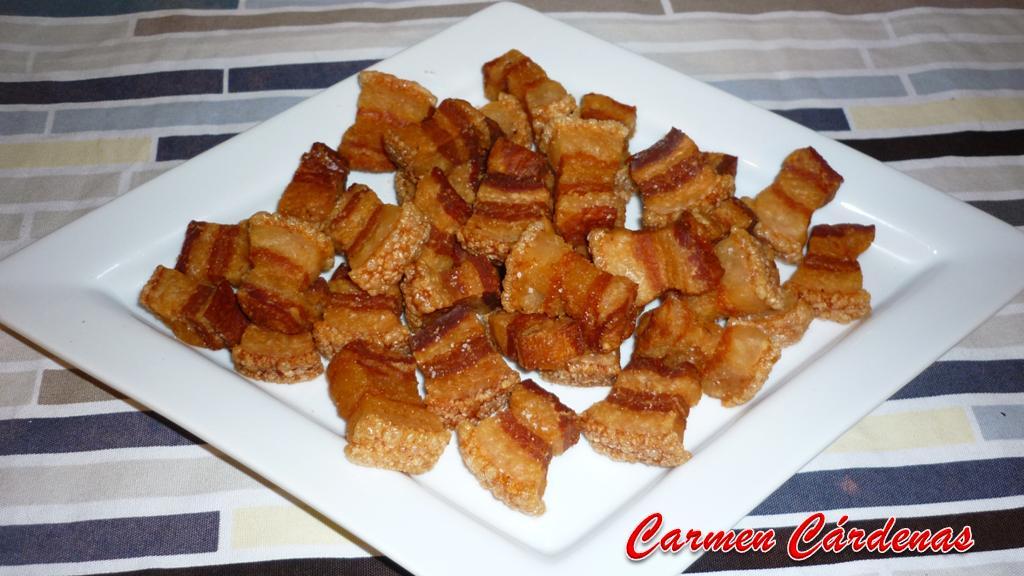 Las Recetas de Carmen: Torreznos fritos.