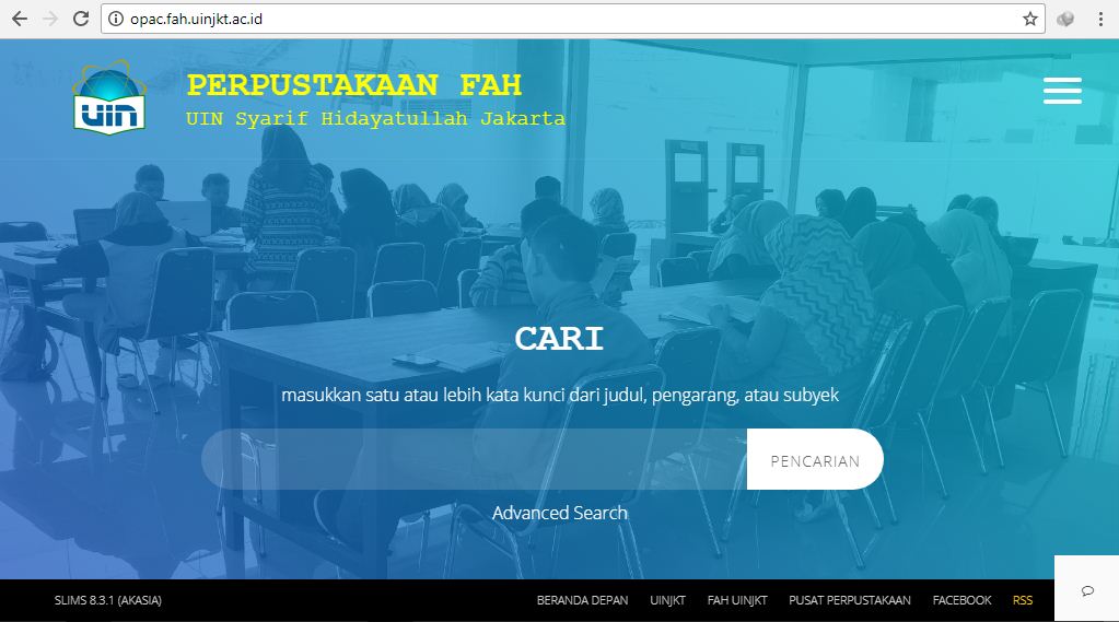 Tutorial Penelusuran Koleksi di Katalog Online Milik Perpustakaan yang ...