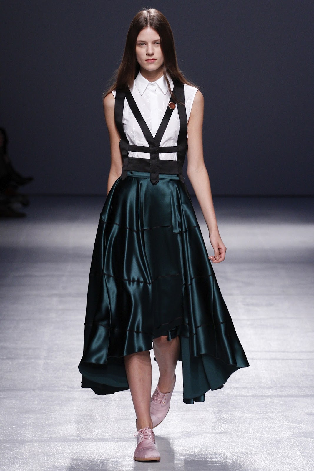 mode models blog: Kayley in Aganovich Spring 2013 at Paris Fashion Week