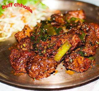 Buff chhoila - cooking Recipe