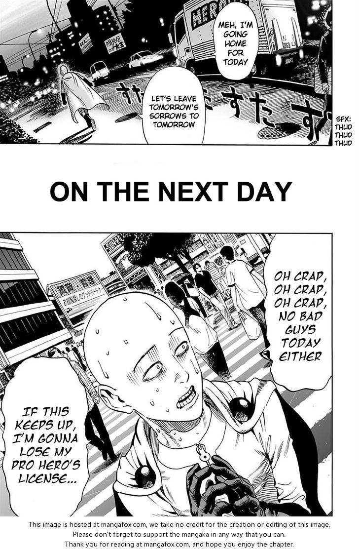 ONE PUNCH MAN CHAPTER 18 | One punch man manga