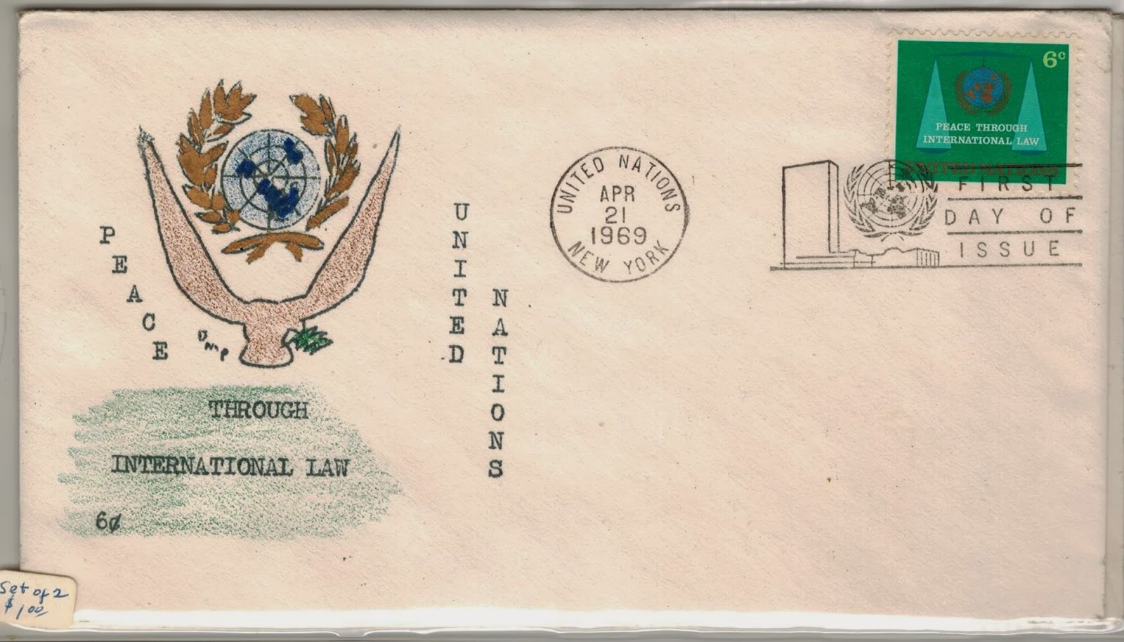 Postal History Corner: David Pritchard United Nations First Day Covers ...