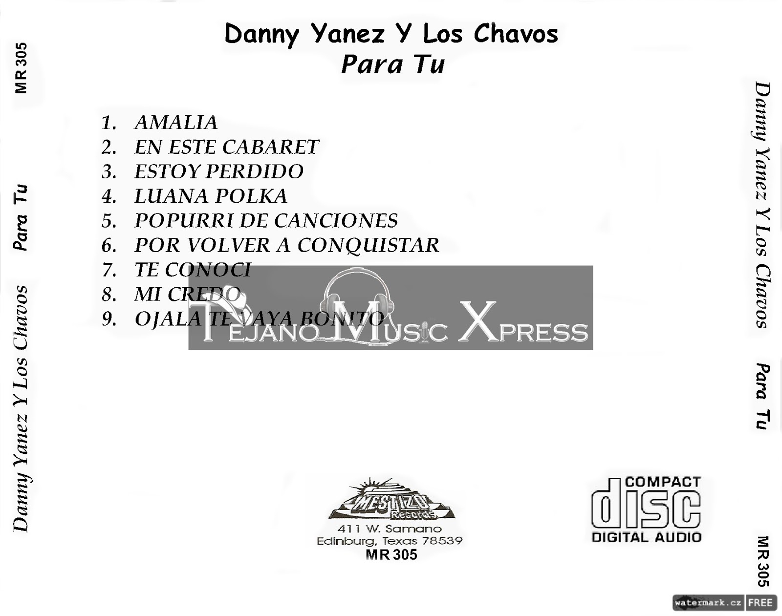 TMX: Danny Yanez Y Los Chavos - Para Tu
