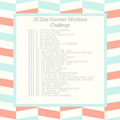 Sofian liikuntasali: 30 Day Summer Workout Challenge