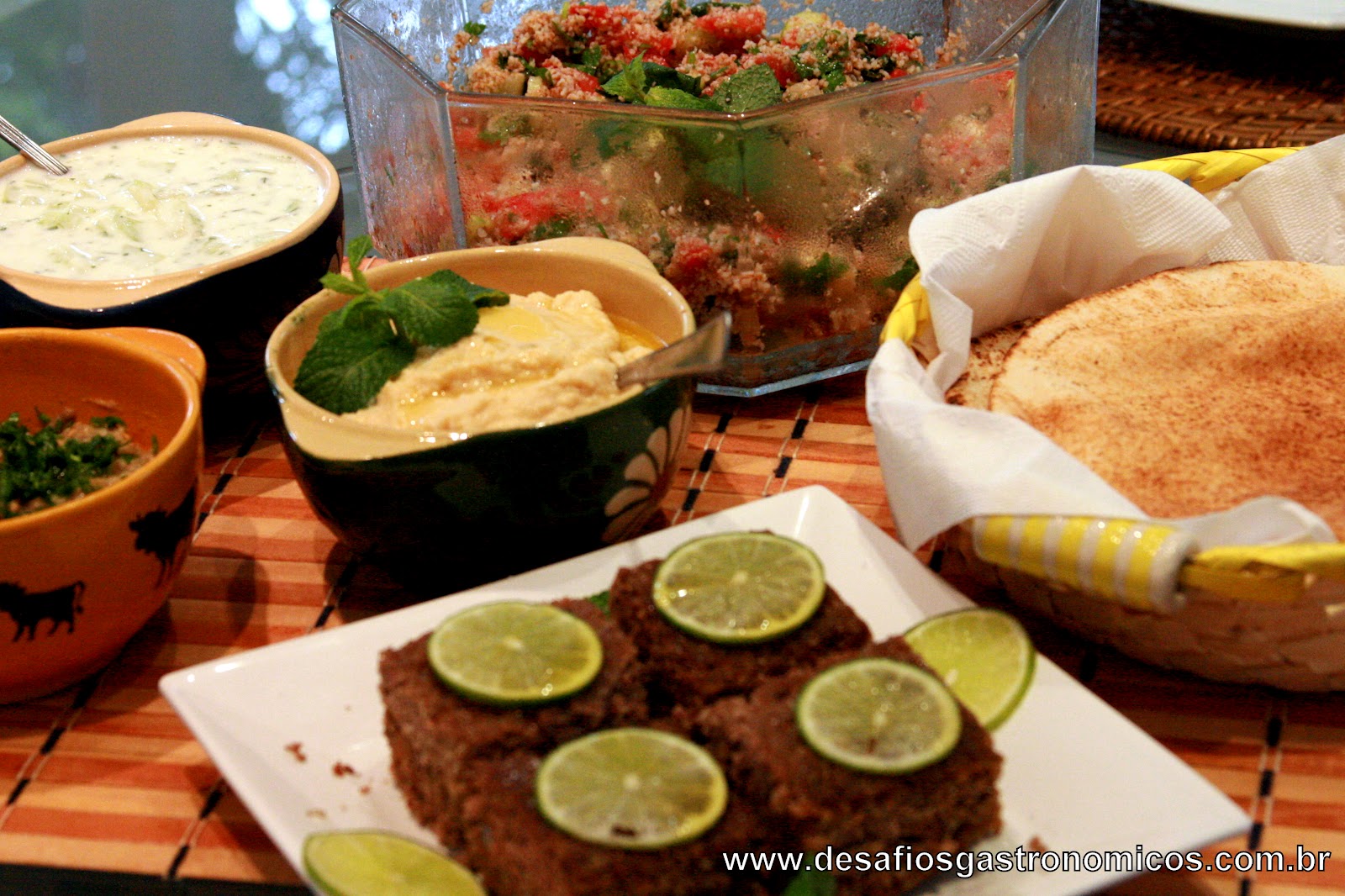 Desafios Gastronômicos: DESAFIO: Servir um delicioso jantar árabe ...