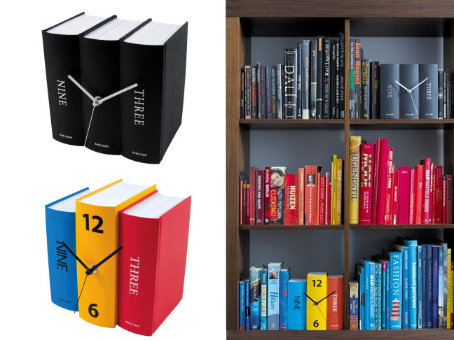 Curious Clocks: INCOGNITO - faux book clock