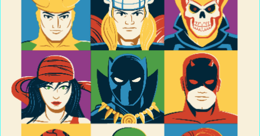 INSIDE THE ROCK POSTER FRAME BLOG: Dave Perillo Make Mine Marvel Poster ...