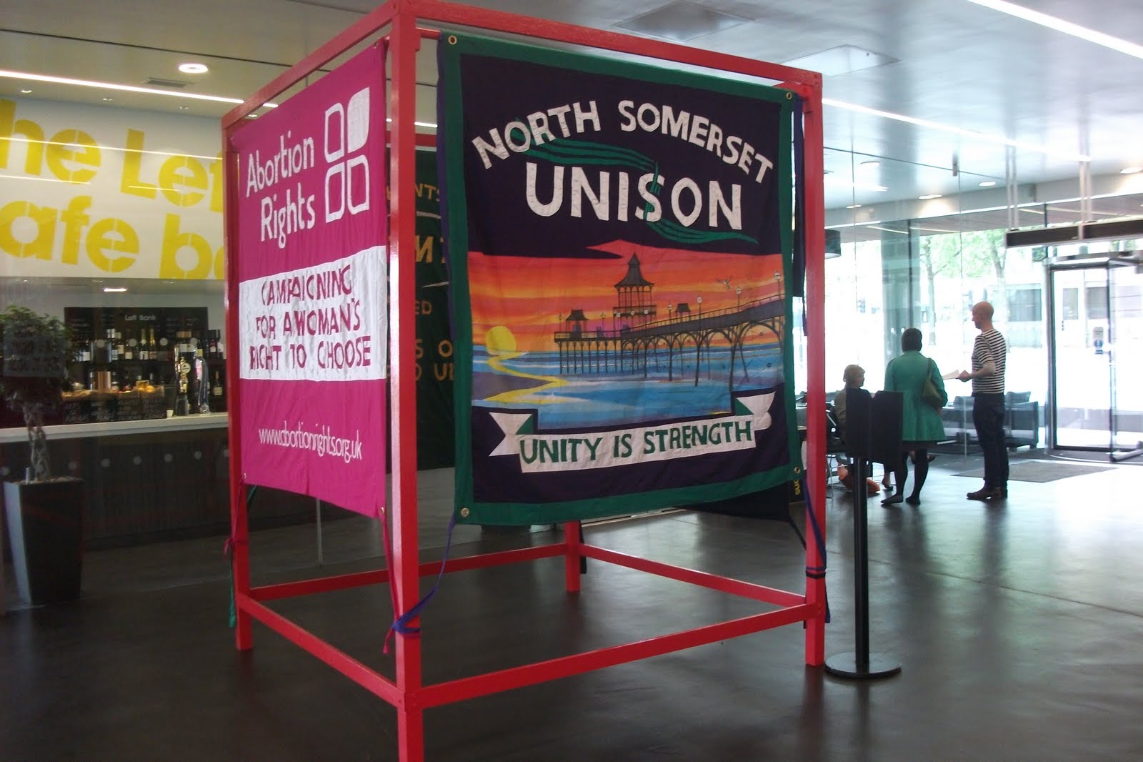 North Somerset UNISON: North Somerset UNISON branch banner in Ed Hall ...