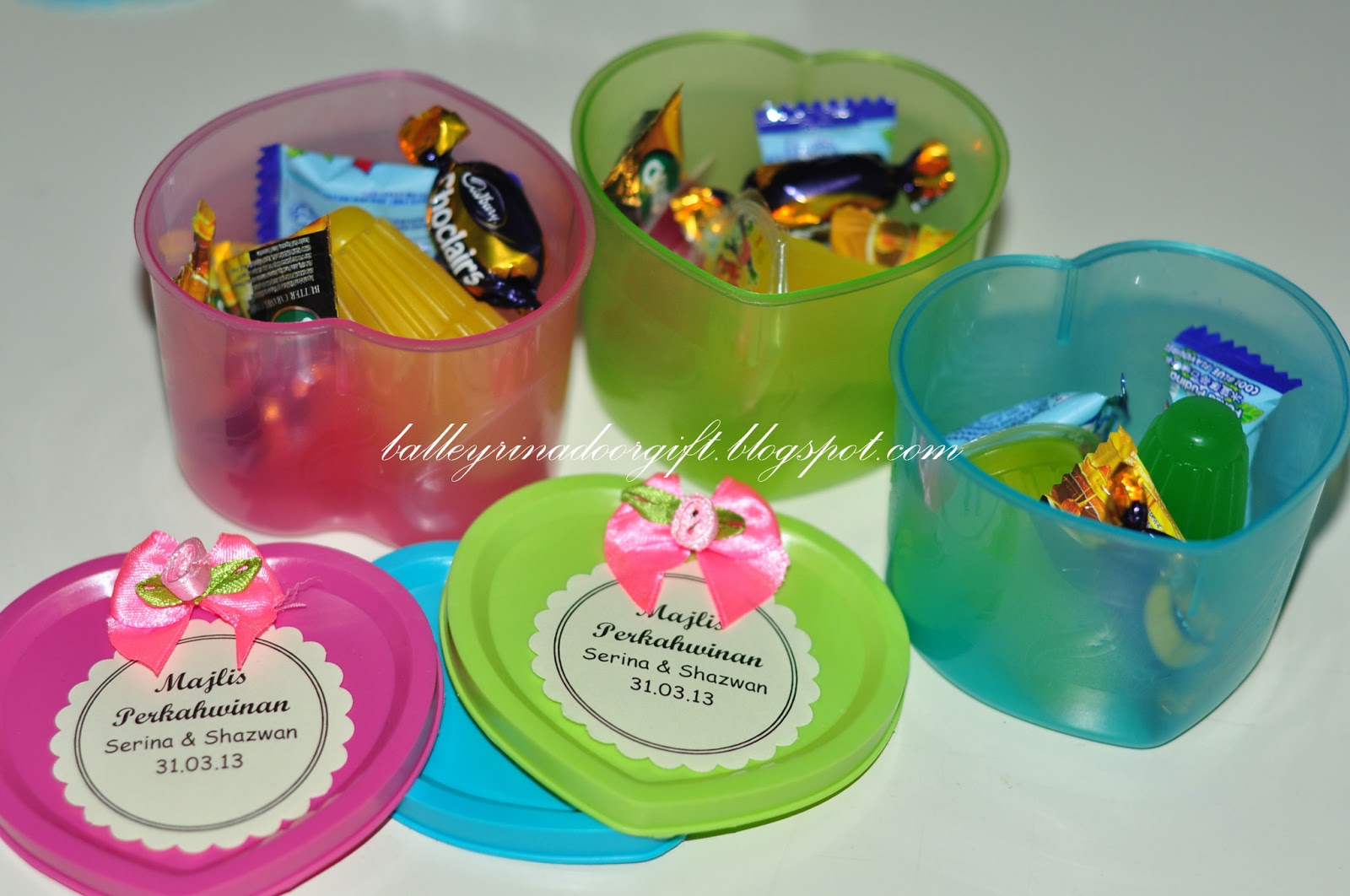 Balleyrina Doorgift & Craft Zone: HEART SHAPE CONTAINER