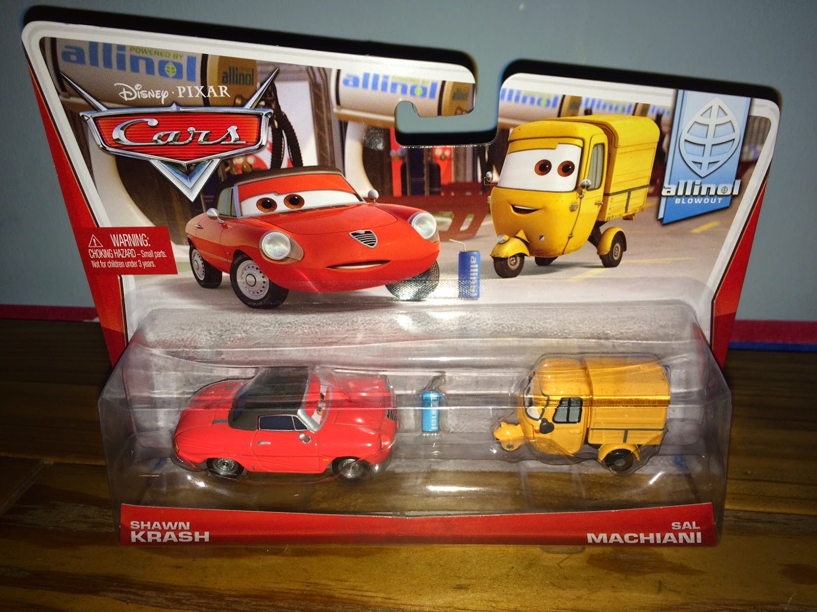 Dan the Pixar Fan: Cars 2: Shawn Krash & Sal Machiani 2-Pack
