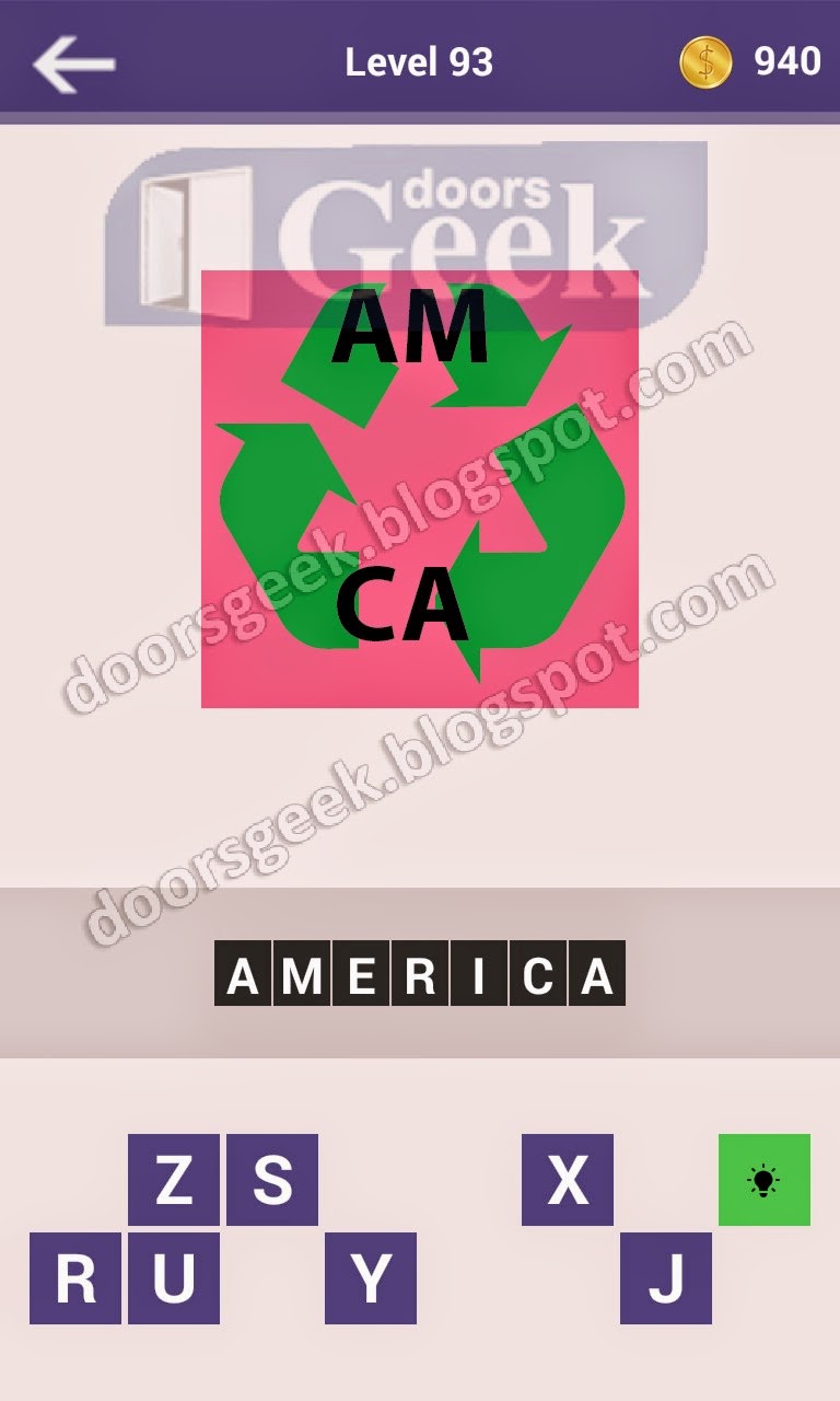 Fun Ways to Think - Places - Level 93 ~ Doors Geek