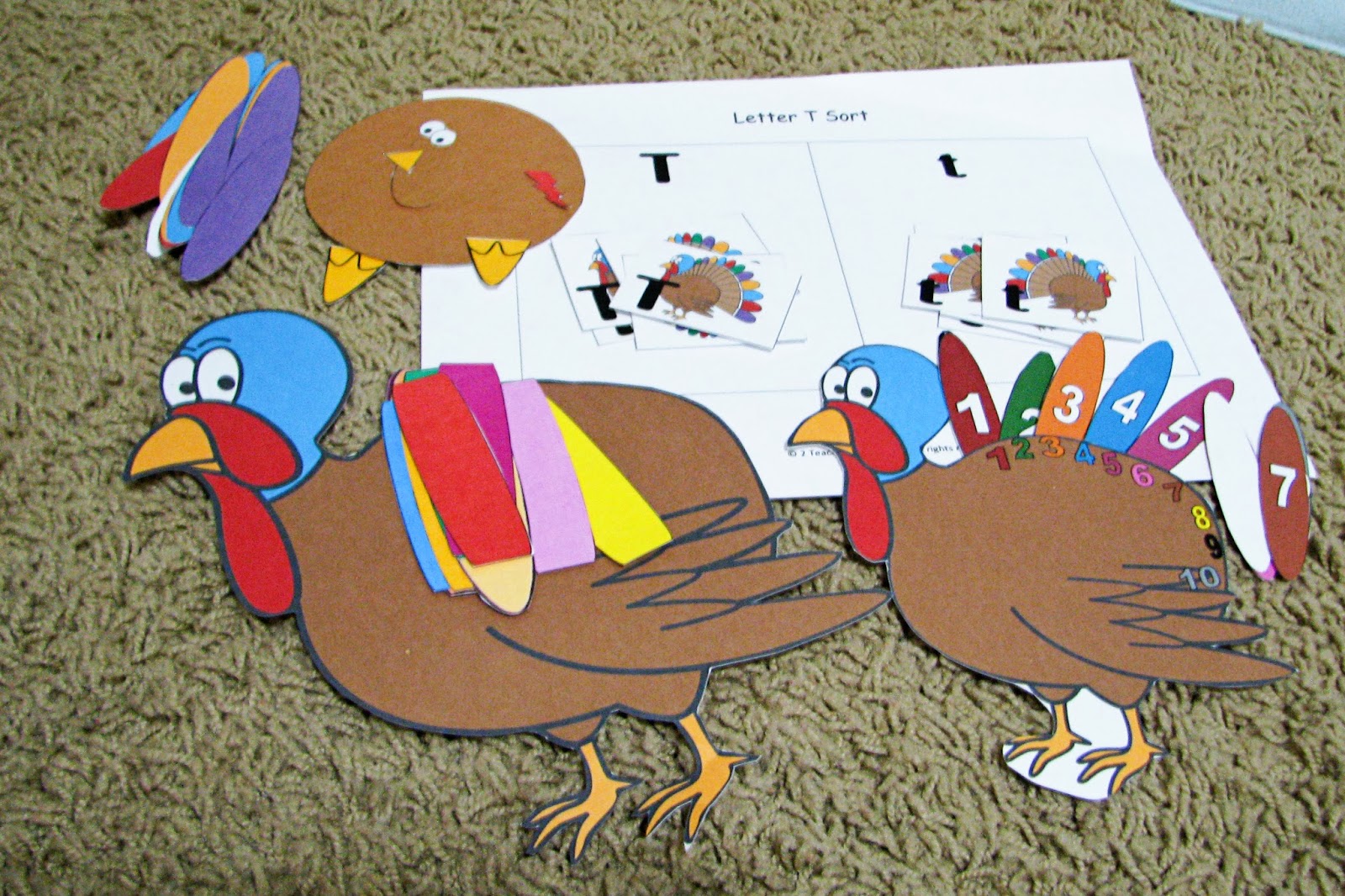 Mommy's Little Helper: Turkey Preschool Theme