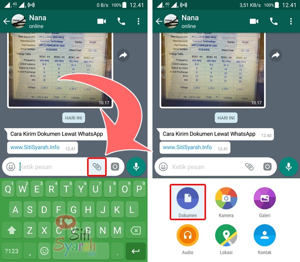Begini Cara Melampirkan dan Kirim Dokumen di Whatsapp - Blog Iseng ...