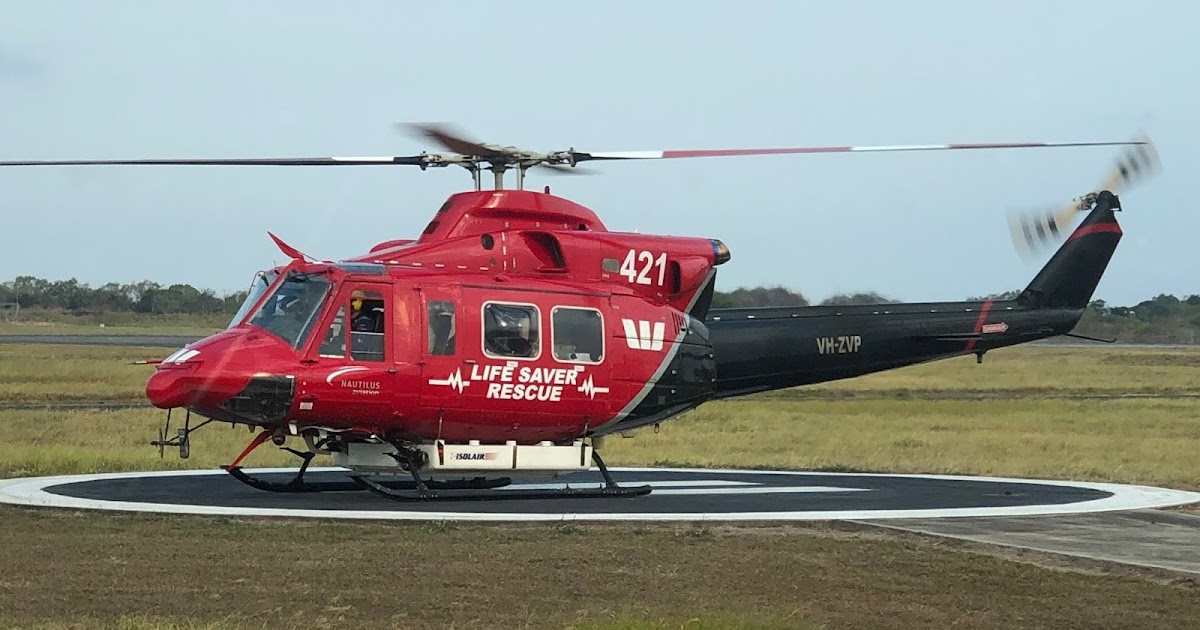 Central Queensland Plane Spotting: Nautius Aviation Bell 412 Helicopter ...