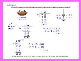 Mr Rhys Jones's year 4 blog: Investigating different methods of division