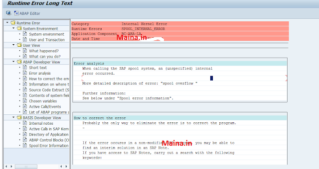 Internal session terminated with a runtime error SPOOL_INTERNAL_ERROR ...