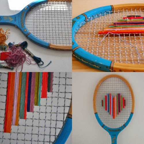 Recycling Lab : Δημιουργίες με ρακέτες τέννις - Tennis Racket crafts