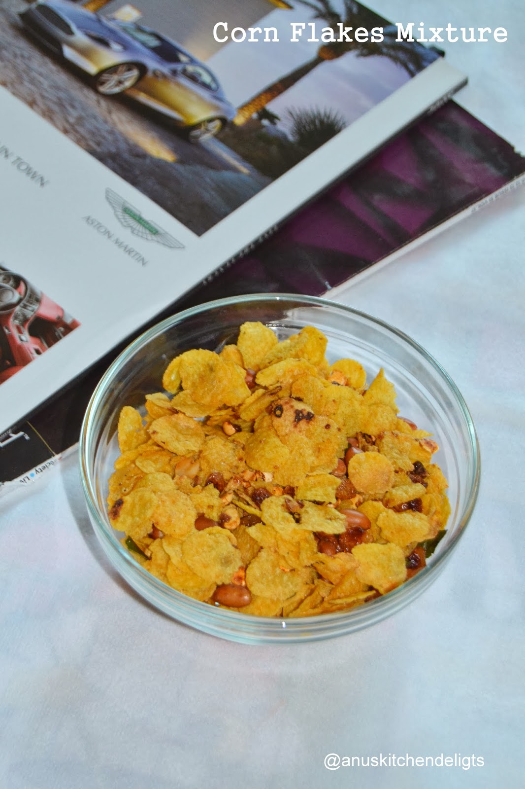 Anu's Kitchendelights: Corn flakes Mixture - Spicy Chivda