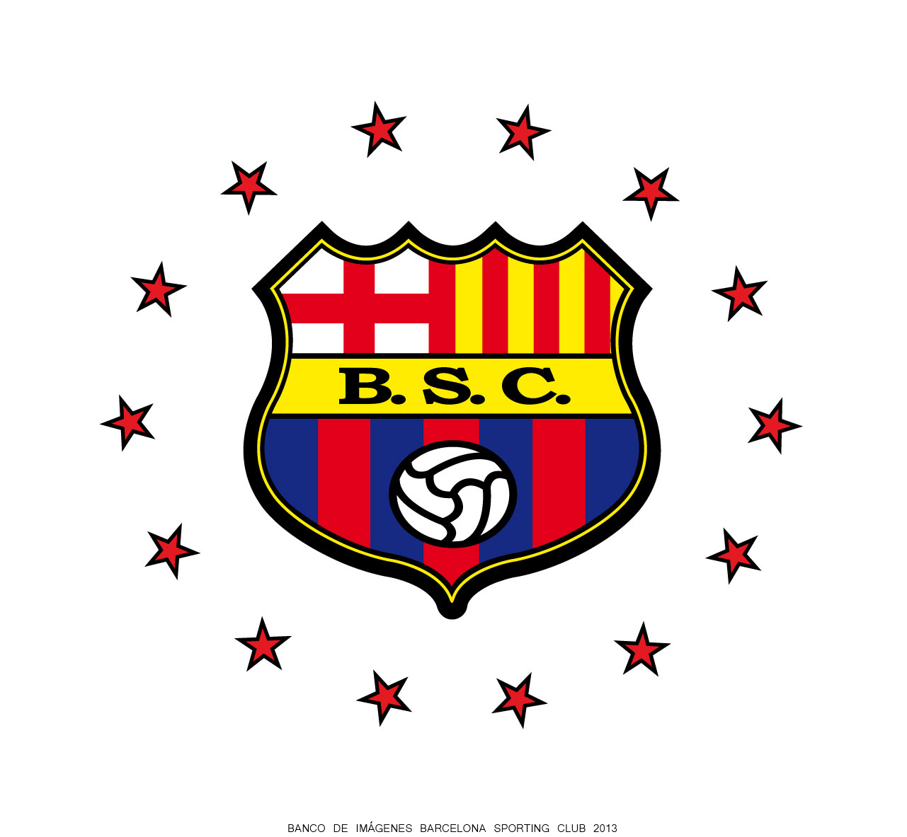 Escudo Barcelona de Ecuador con 14 estrellas circulares ~ Imagenes de ... Escudo Barcelona de Ecuador con 14 estrellas circulares ~ Imagenes de ...