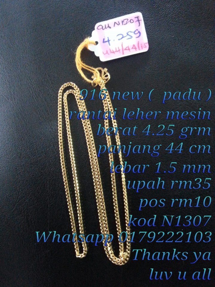 Emas916 Intan Berlian Sri Ayu: Koleksi Rantai leher
