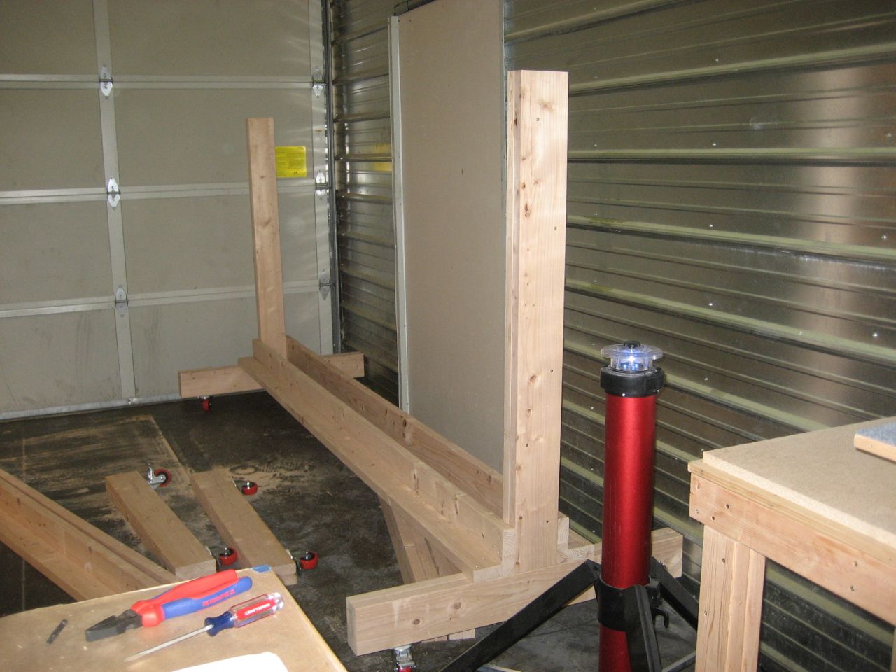 Christopher RV7 Construction: wing stands and a bending break