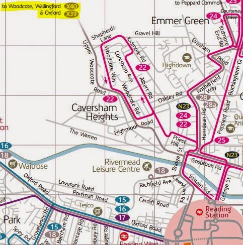 Great British Bus Routes.com: X39/X40 Reading - Oxford