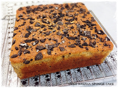 Tested & Tasted: Oreo Banana Sponge Cake