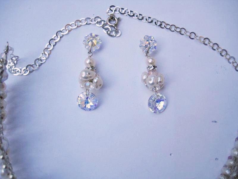 LuMa-lumea bijuteriilor unicat!: -1018- Set bijuterii mireasa, colier ...