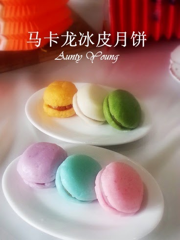 Aunty Young（安迪漾）: 马卡龙冰皮月饼 (Macaron Snowskin Mooncake)