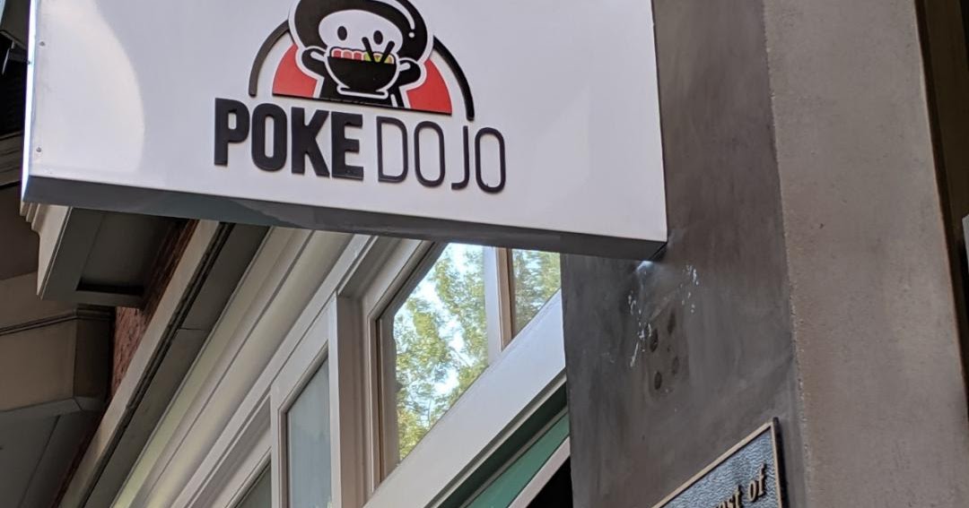 Robert Dyer @ Bethesda Row: More Poke Dojo signage on Bethesda Lane