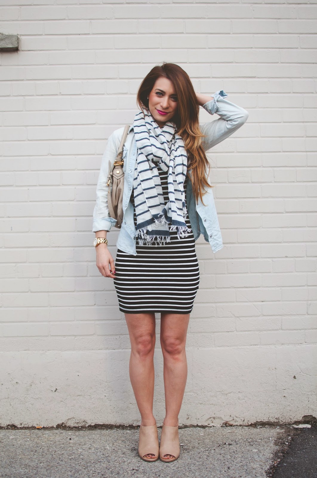 OOTD - Stripes on Stripes | La Petite Noob | A Toronto-Based Fashion ...