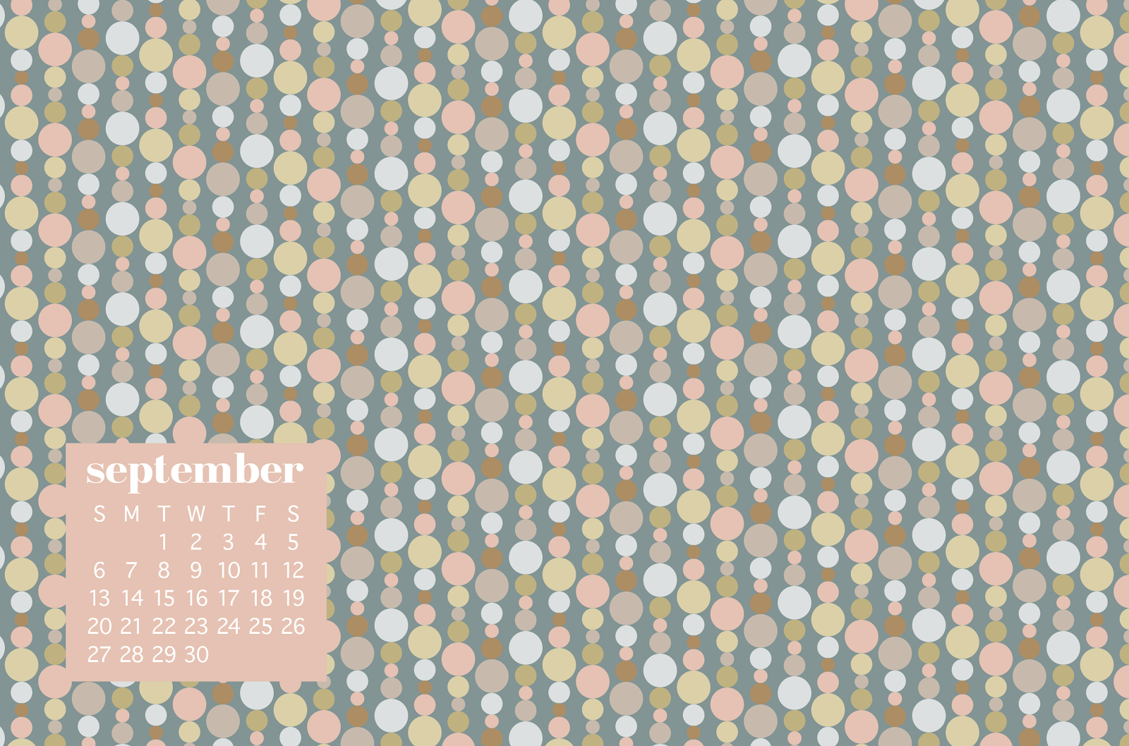 September 2015 iPhone + Desktop Wallpapers