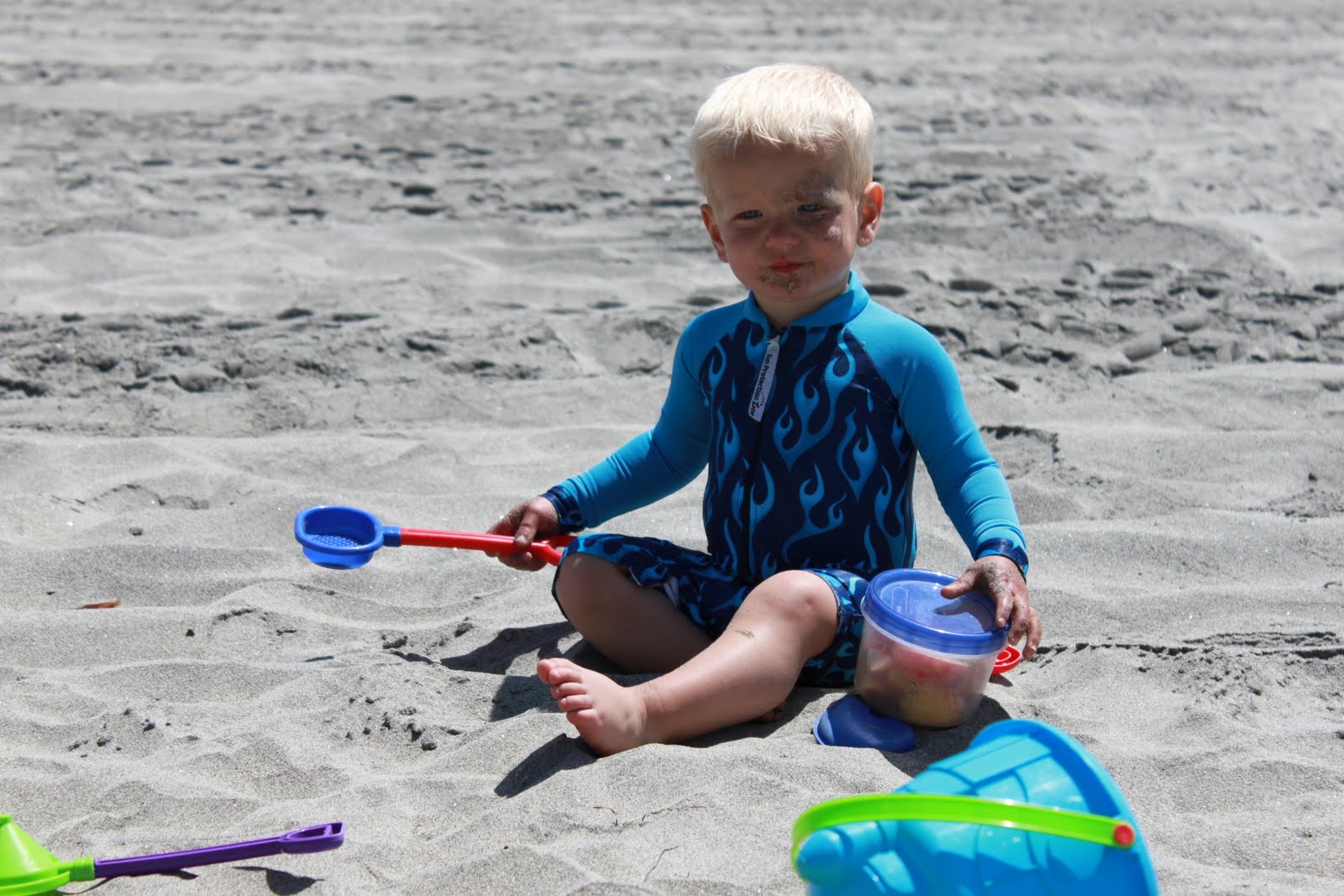 Baby Durso: First beach day of the season