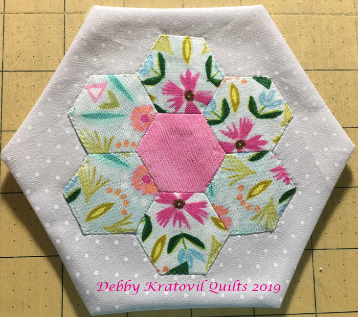 English Paper Piecing with Small Hexagons