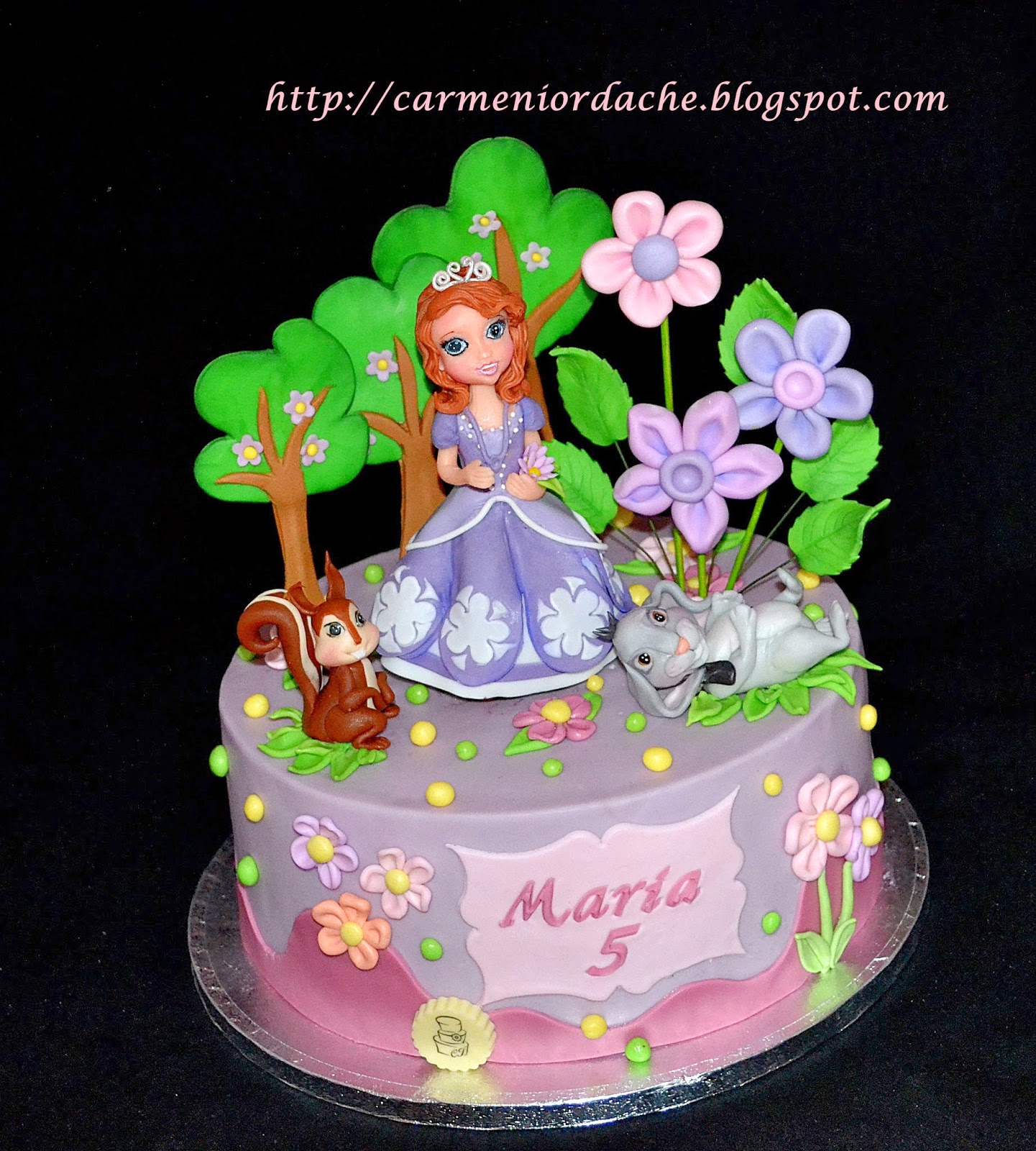 CARMEN'S ART CAKES -Bucuresti: Tort Printesa Sofia